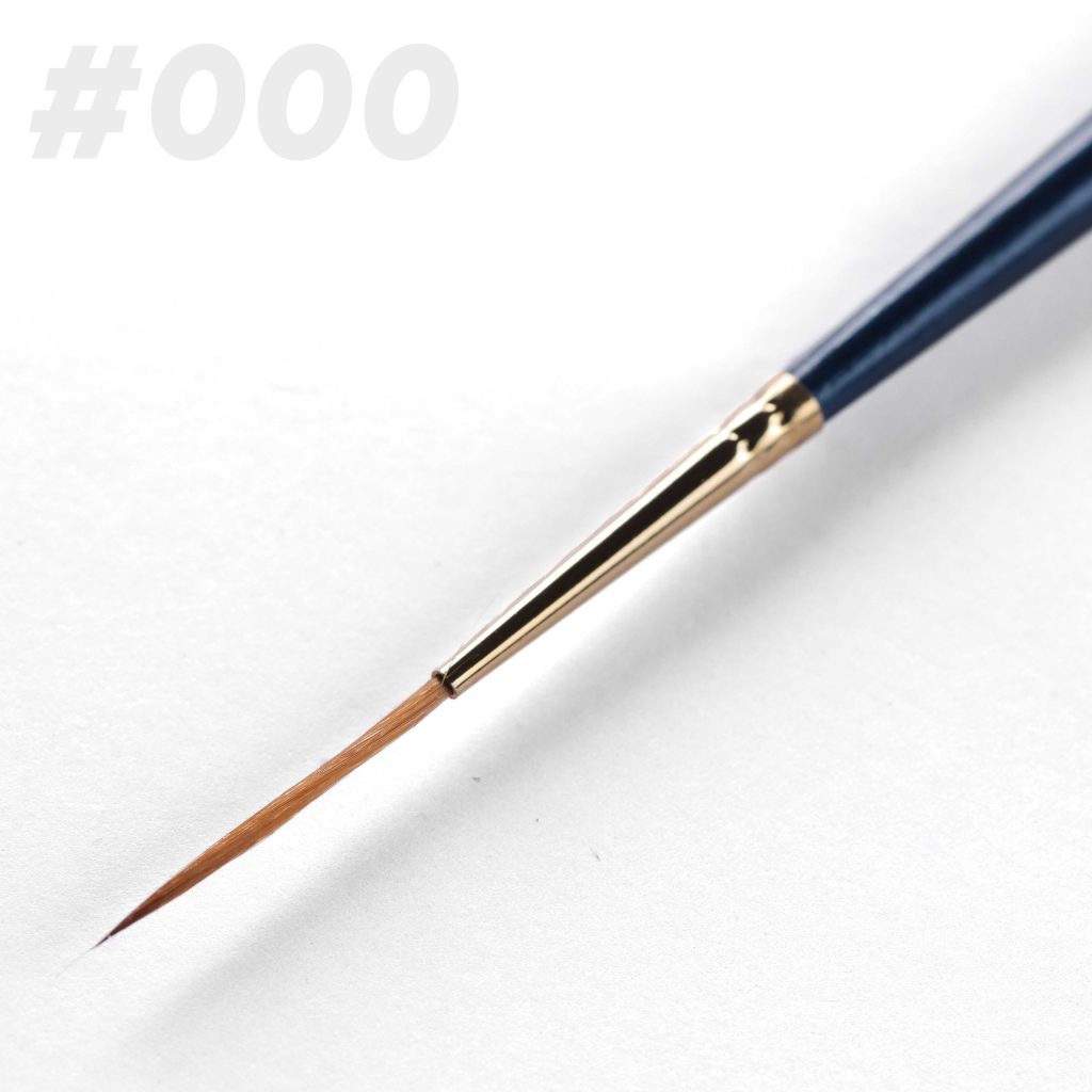 PINCEL LINER ‘PIPO’ #000 – Pelo Sintético – Tecnos